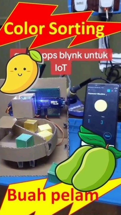 Projek IoT ESP8266 Color Sorting Asingkan buah pelam masak dengan yang tak masak - YouTube