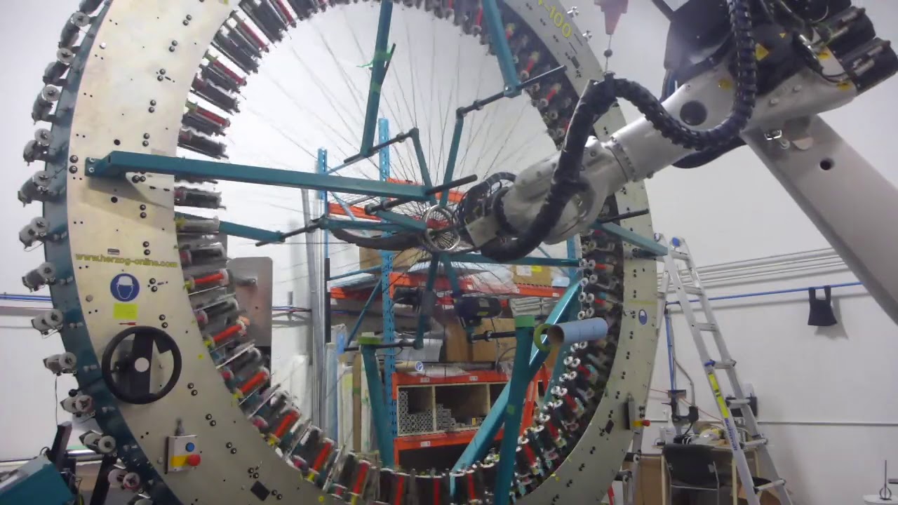 Automated Braiding: Virtual and Actual Braiding - YouTube