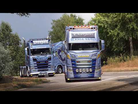 Truckshow Liessel 2026 Netherland | Best of Arrive with Scania V8, DAF & Volvo open pipes sound