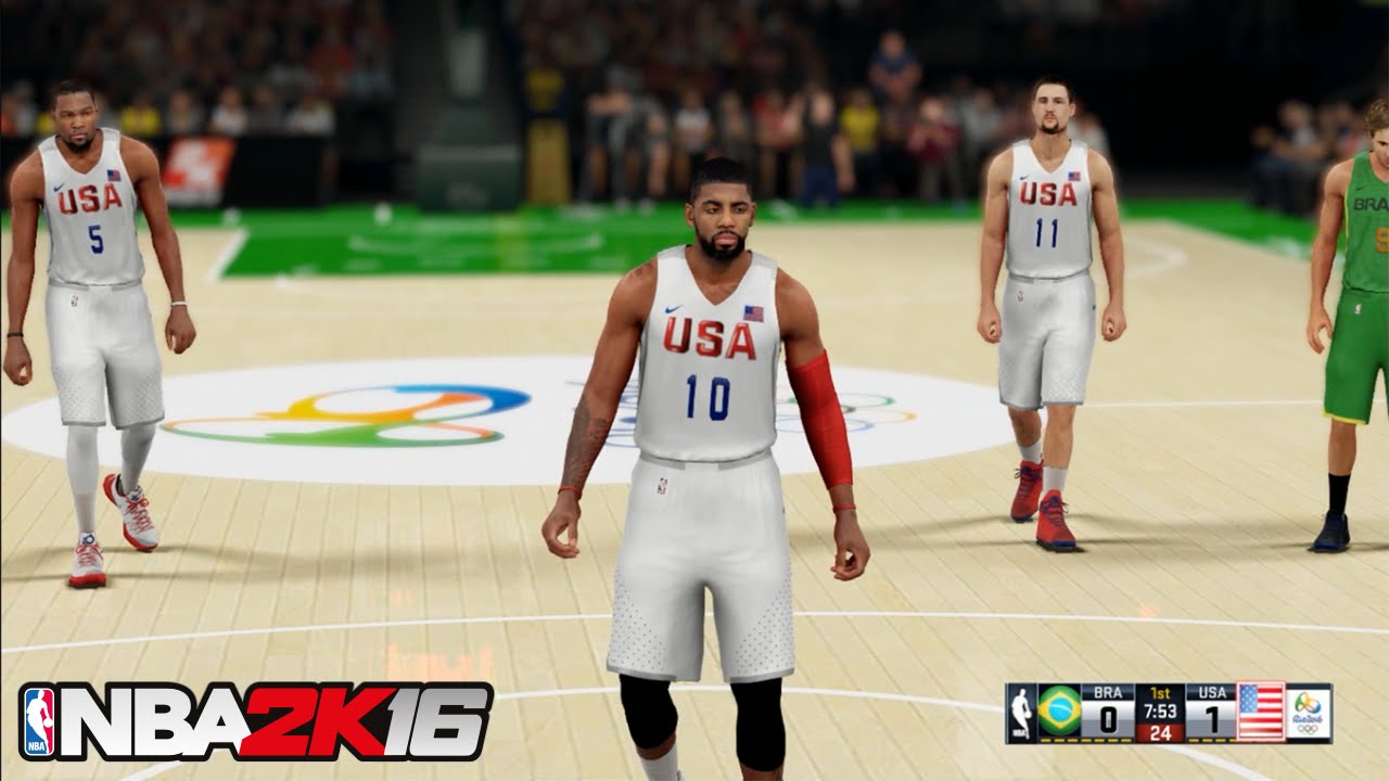 NBA 2K16 | Mod Olimpíadas Rio 2016 - YouTube