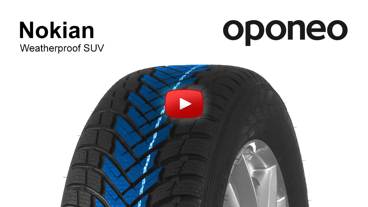 Tyre Nokian Weatherproof SUV All Season Tyres Oponeo™ - YouTube
