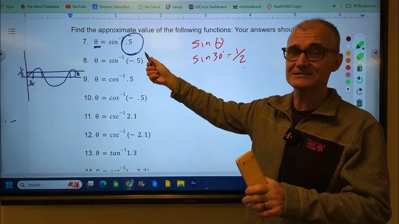 How to Do Trig Function and Trig Inverse Function Problems # ...