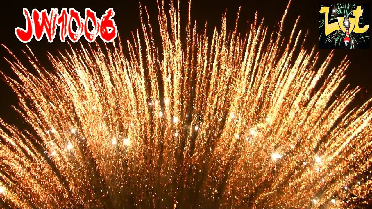 JW1006 57 shots Brocade Crown Waterfall Mine with Colour Strobe Pistil ...