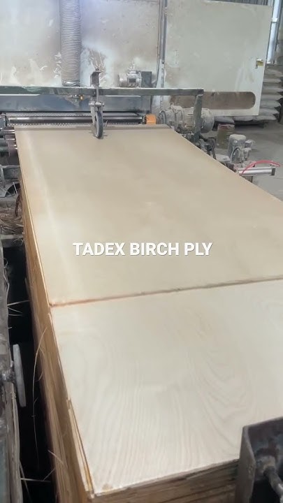 TADEX Vietnam Birch Plywood Face-Polishing - MLH core - YouTube