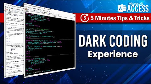 MS Access Tips and Tricks - YouTube