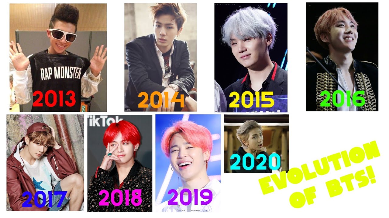 Evolution Of BTS || 2013-2020 (Old) - YouTube