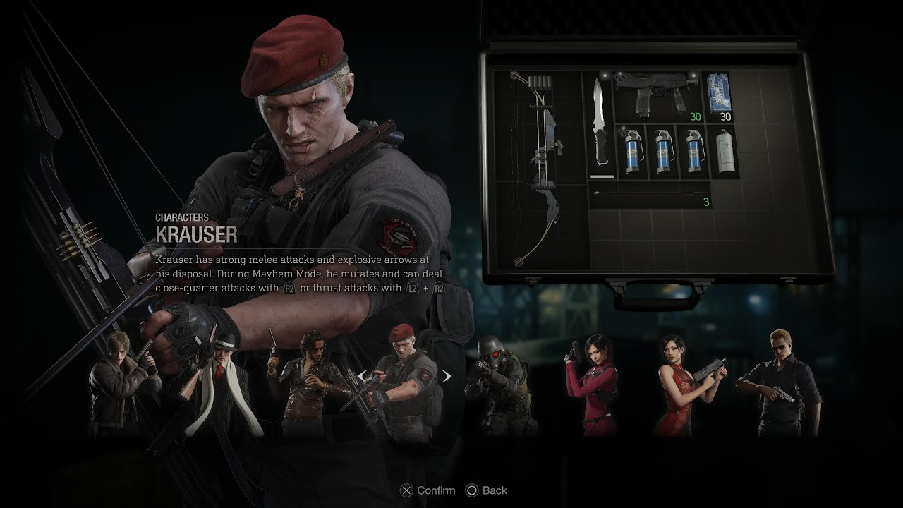 Resident Evil 4 Remake The Mercenaries Krauser Docks TMP Only Full ...