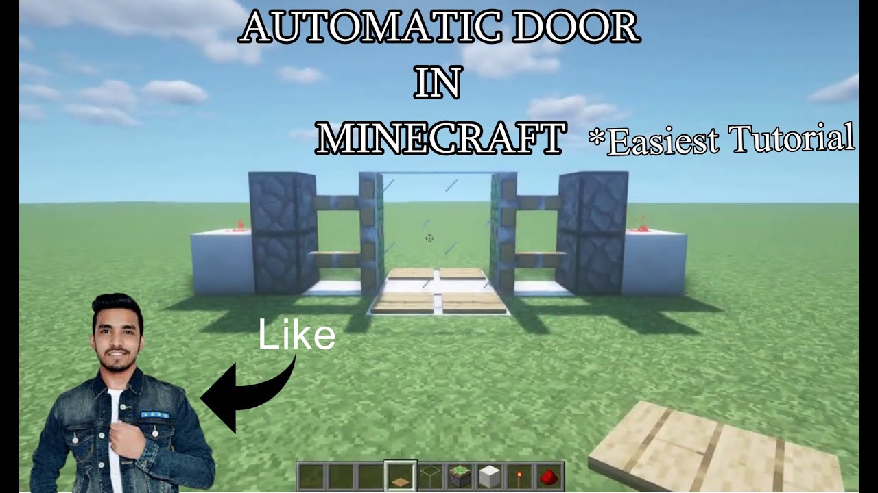 How to make an 'Automatic Door' in Minecraft | *Easy Tutorial ...