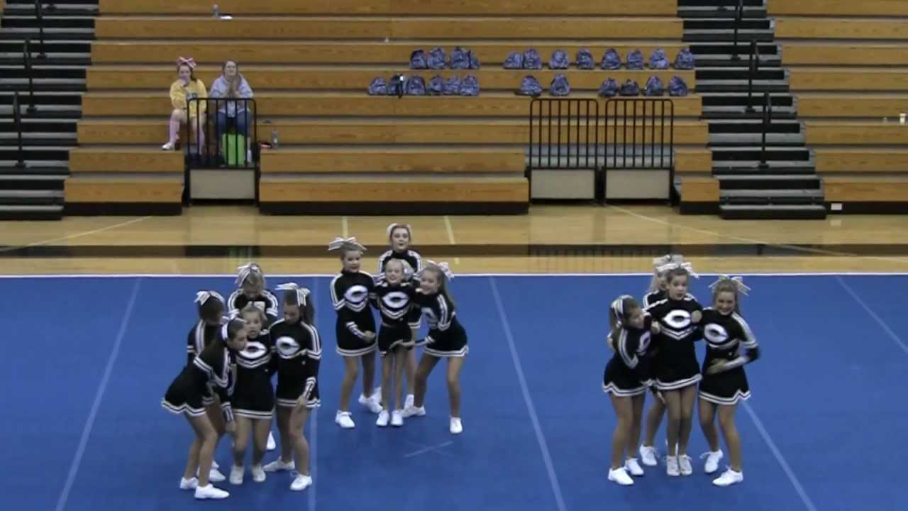 2012 Commerce Middle School Cheer Tigers at Chestatee - YouTube
