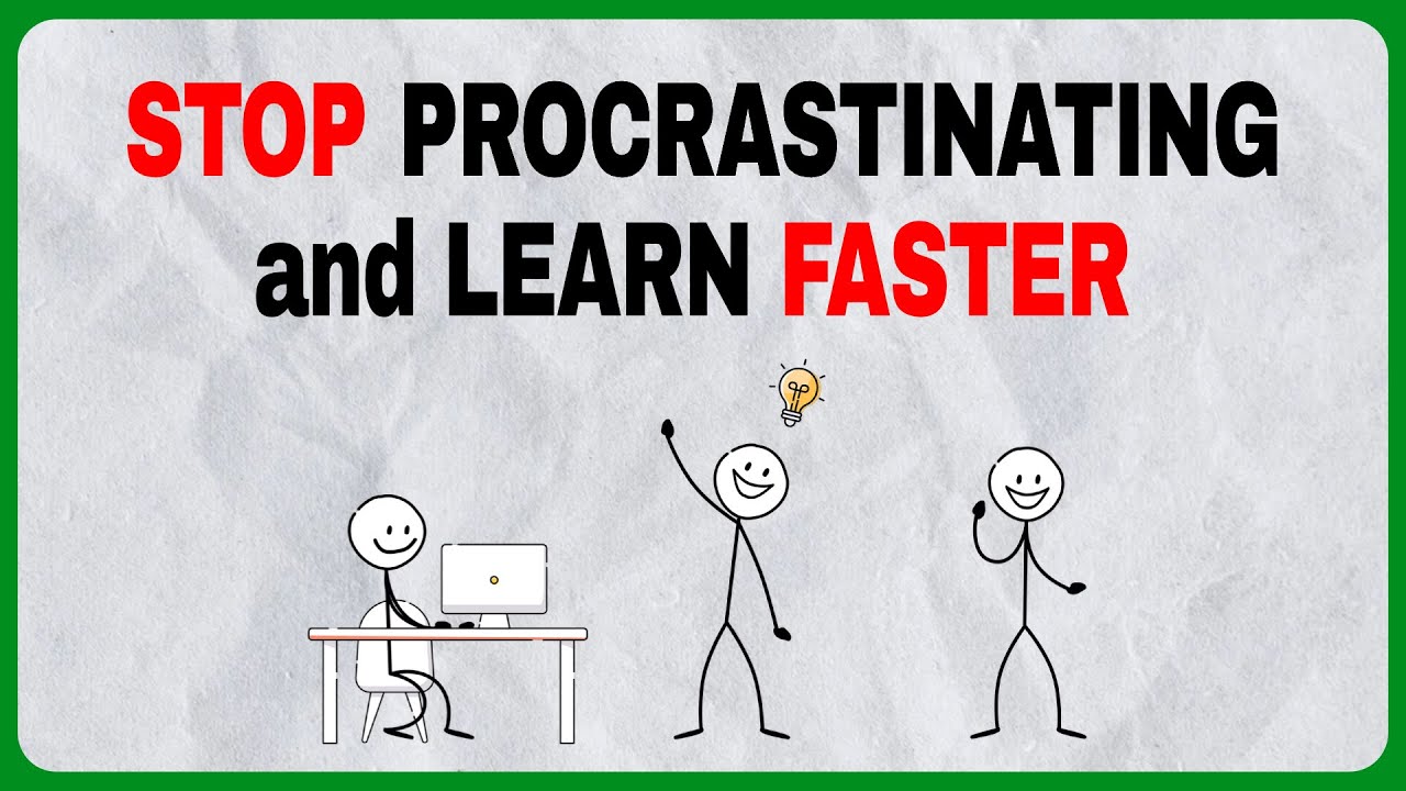 How To Stop Procrastinating (and Study Faster) - YouTube