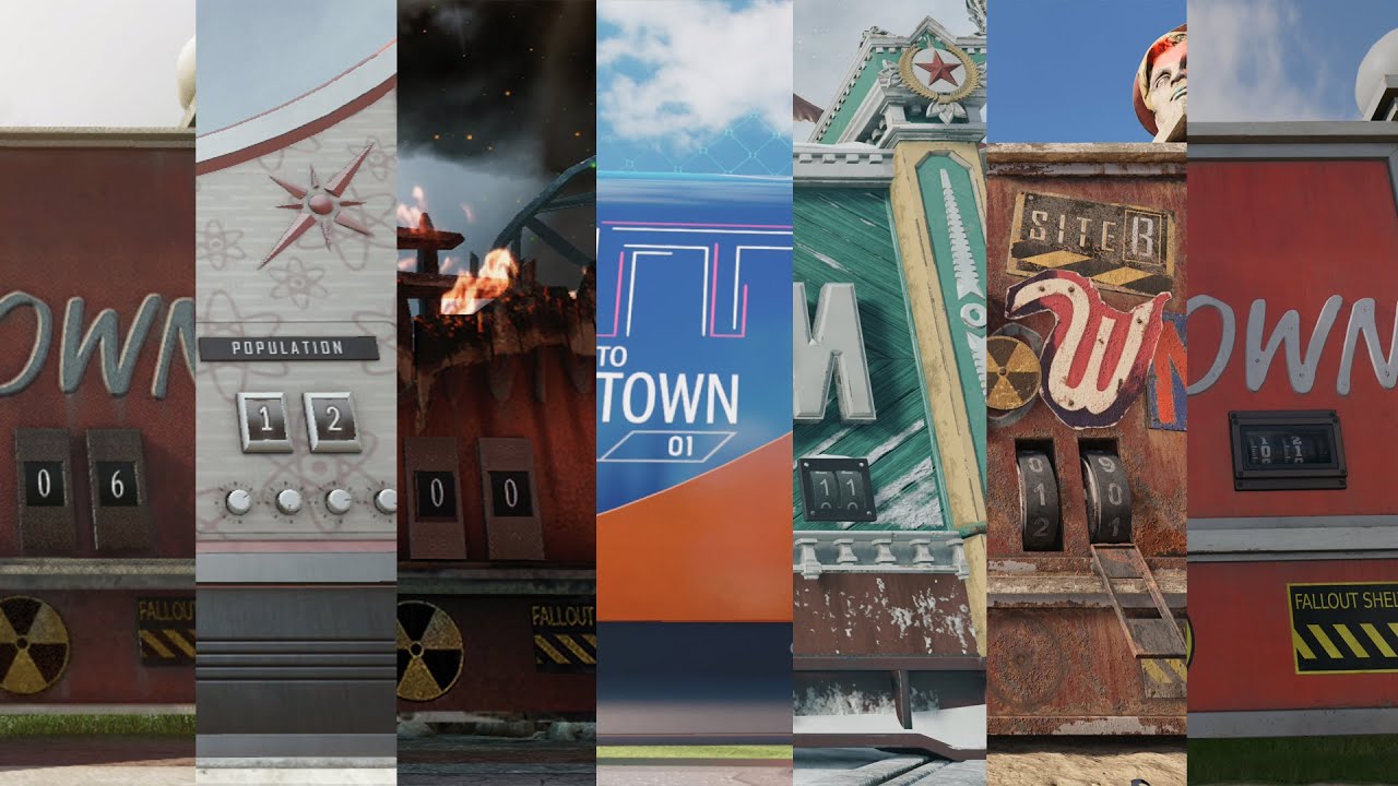 Every Nuketown Map Ending Cutscene - YouTube