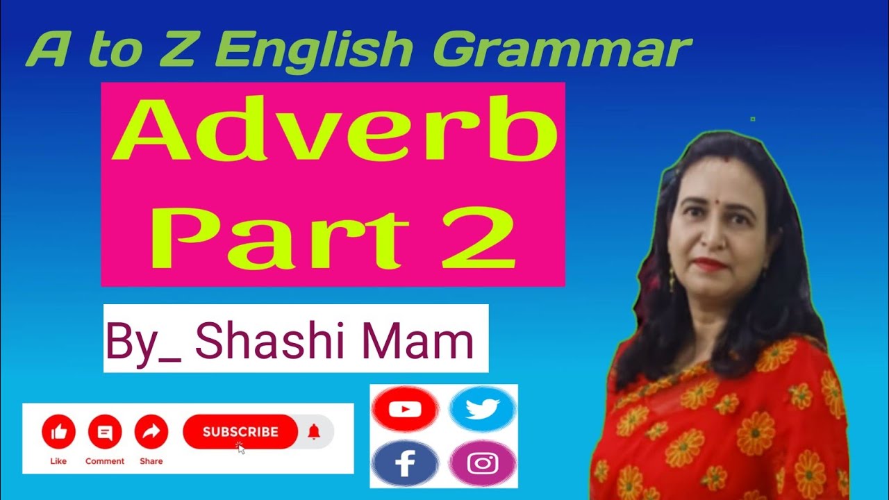 Adverb in English Grammar । Formation and Position of Adverb। - YouTube