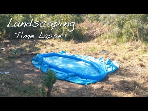 Landscaping Time Lapse - YouTube