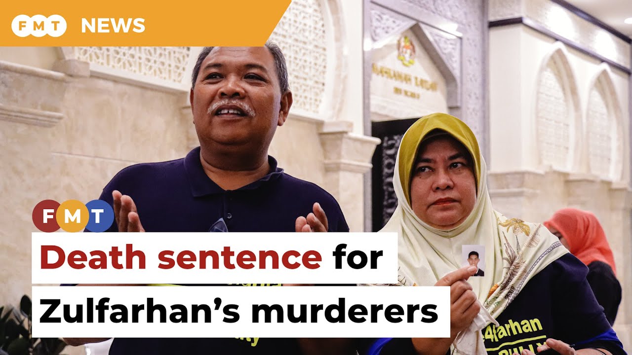 Appeals court sentences cadet Zulfarhan’s murderers to death - YouTube