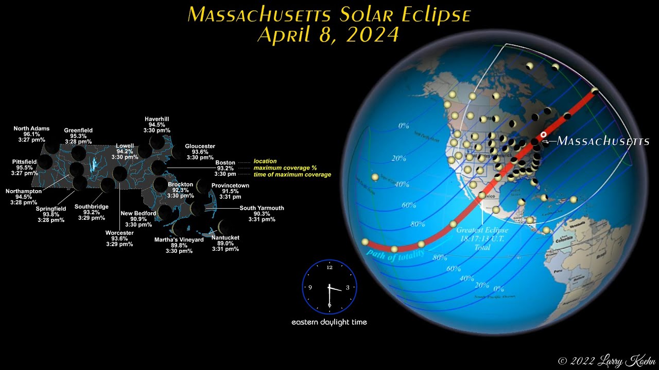 Massachusetts Solar Eclipse - April 8, 2024 - YouTube