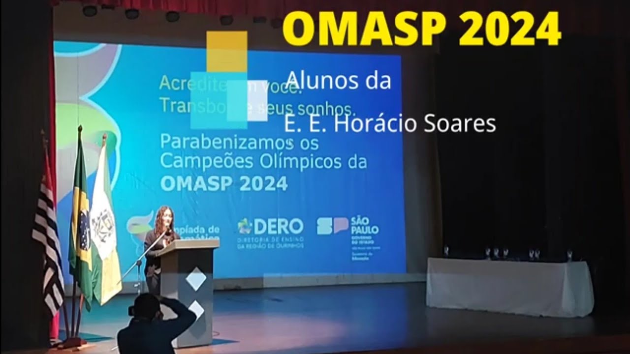 Entrega das Medalhas da OMASP 2024 #educação #matemática #horaciosoares ...