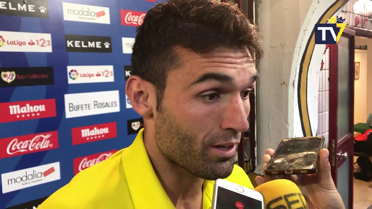 David Barral tras Rayo Vallecano-Cádiz (01-04-18) - YouTube