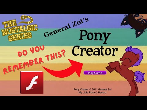 CHILDHOOD PONY MAKER! | Pony Creator v3 (The Nostalgic Series) - YouTube
