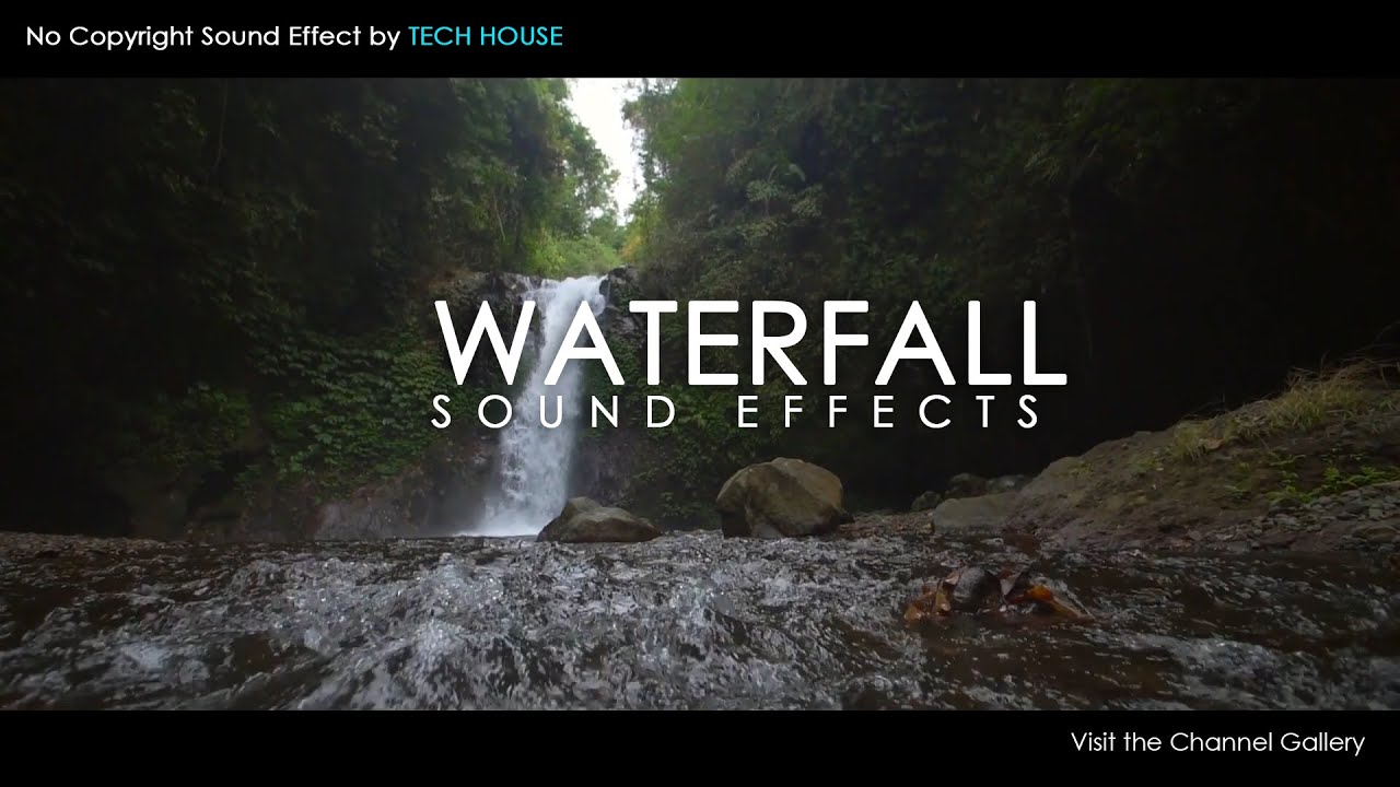 Waterfall Sound Effects No Copyright - Waterfall Noises - YouTube