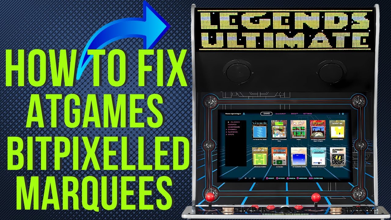 AtGames Removes BitPixelX App? How To Fix Your LED Marquee! - YouTube