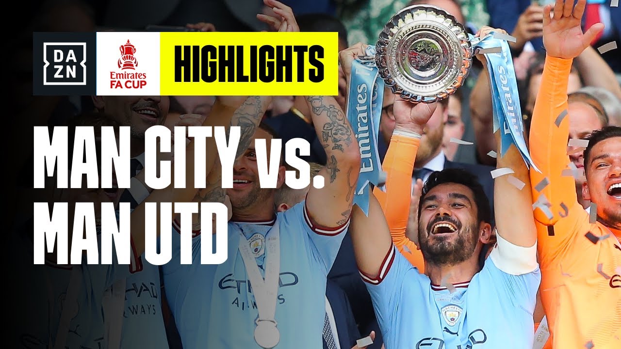 Doppio GUNDOGAN, il capitano ALZA la COPPA: Manchester City-Manchester ...