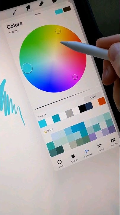 How to change a brush color in Procreate #procreate #procreatetutorial ...