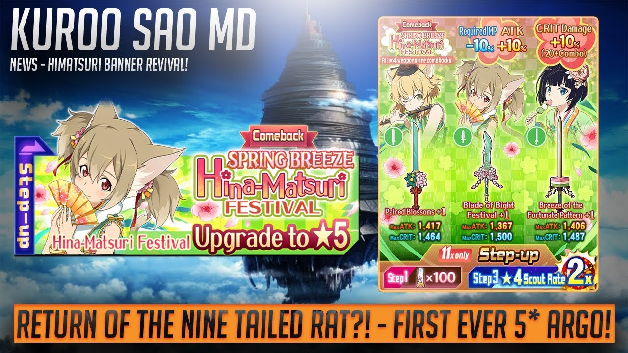 [SAO: MD] -【メモデフ】- NEWS - Return of the Nine Tailed Rat?! - First ever ...