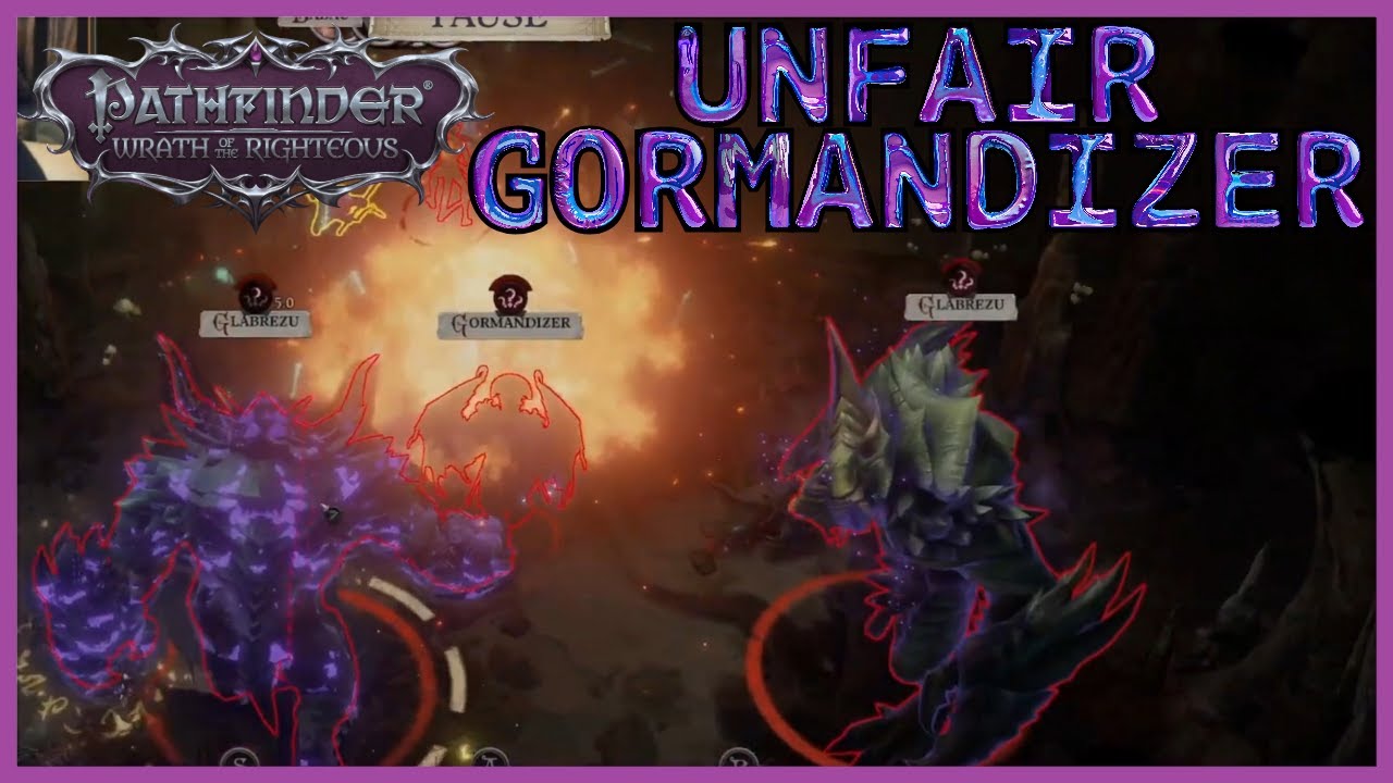 Pathfinder: WOTR - Gormandizer - Unfair - Boss Fight [2024] [PC] - YouTube