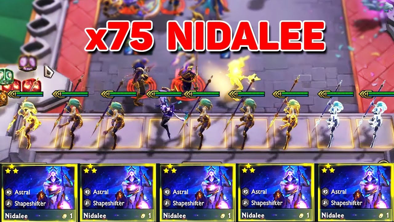 75 Nidalee in ONE GAME !!! - YouTube
