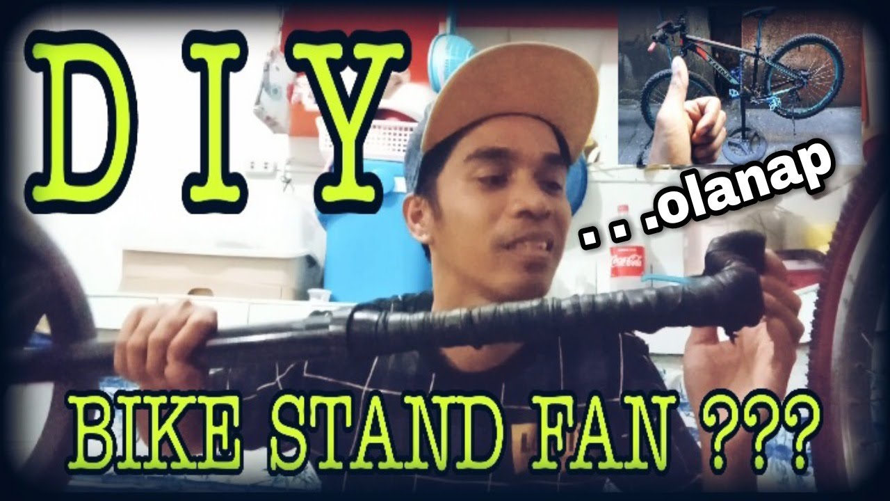 DO IT YOUR SELF ( DIY ) BIKE STAND FAN - YouTube