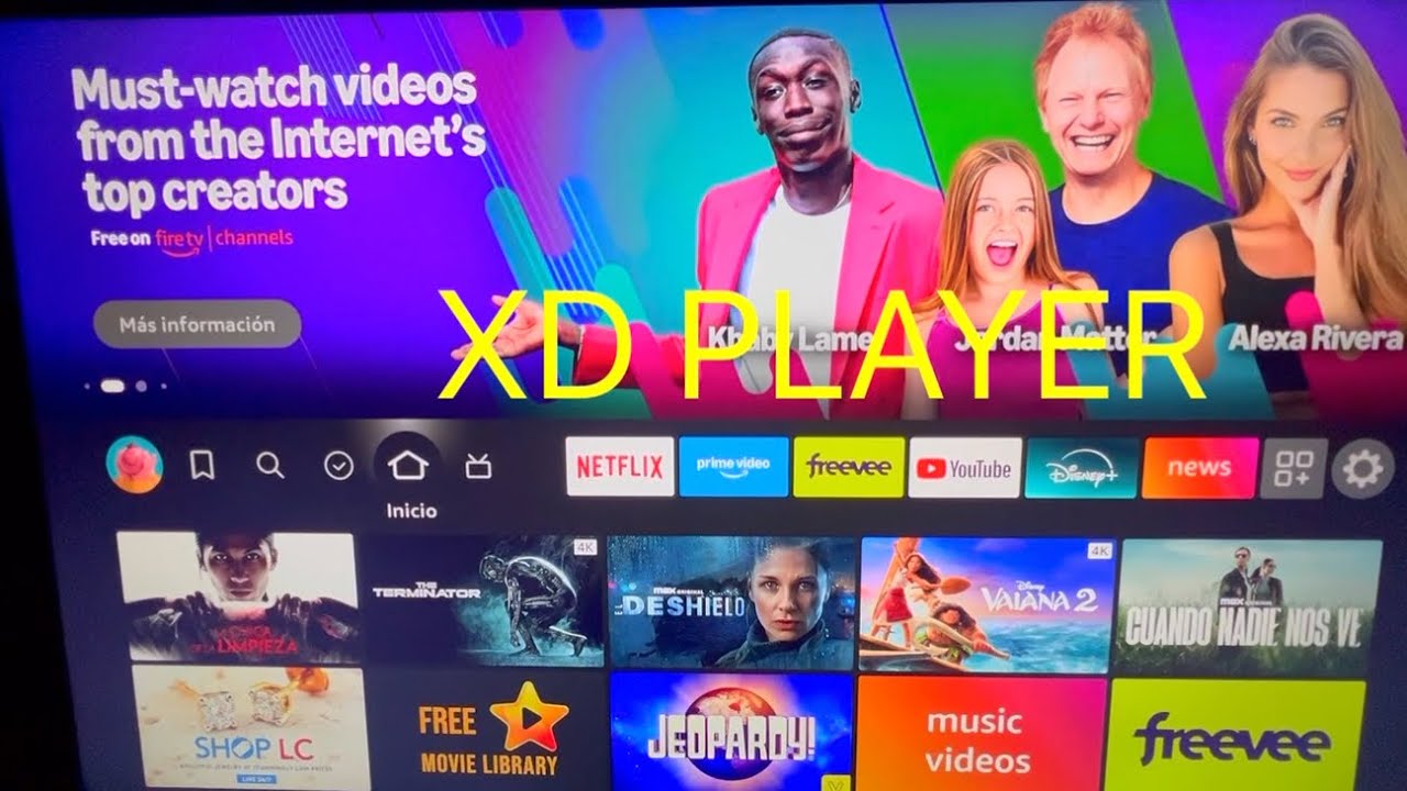 cómo instalar XD Player en amazon fire stick por primera vez - YouTube