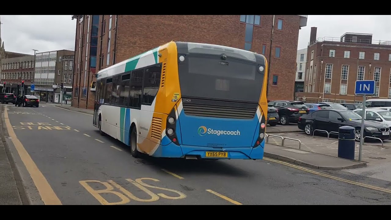 Here is the new livery stagecoach bus 37411 on the number 715 in ...