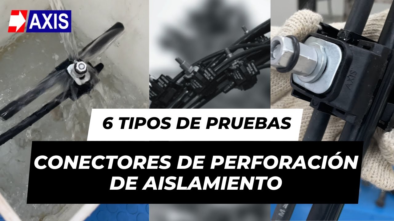 6 tipos de Pruebas Conectores de Perforación de Aislamiento - YouTube