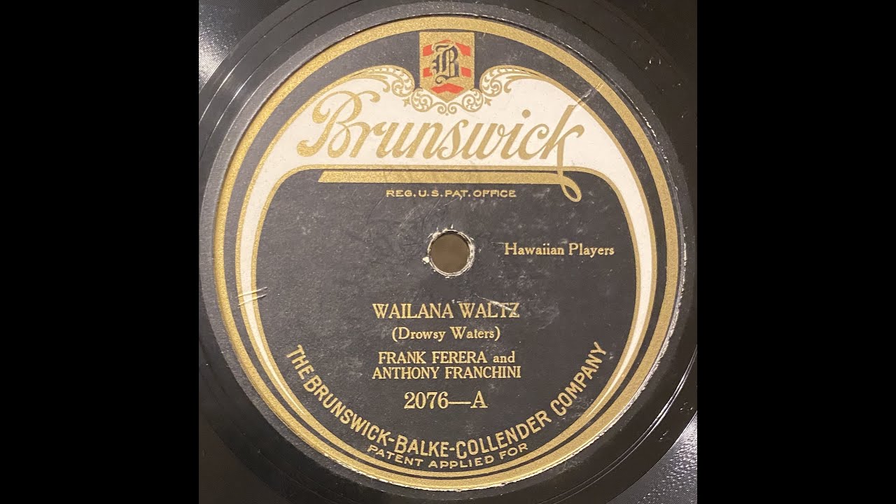 Frank Ferera and Anthony Franchini - Wailana Waltz - YouTube