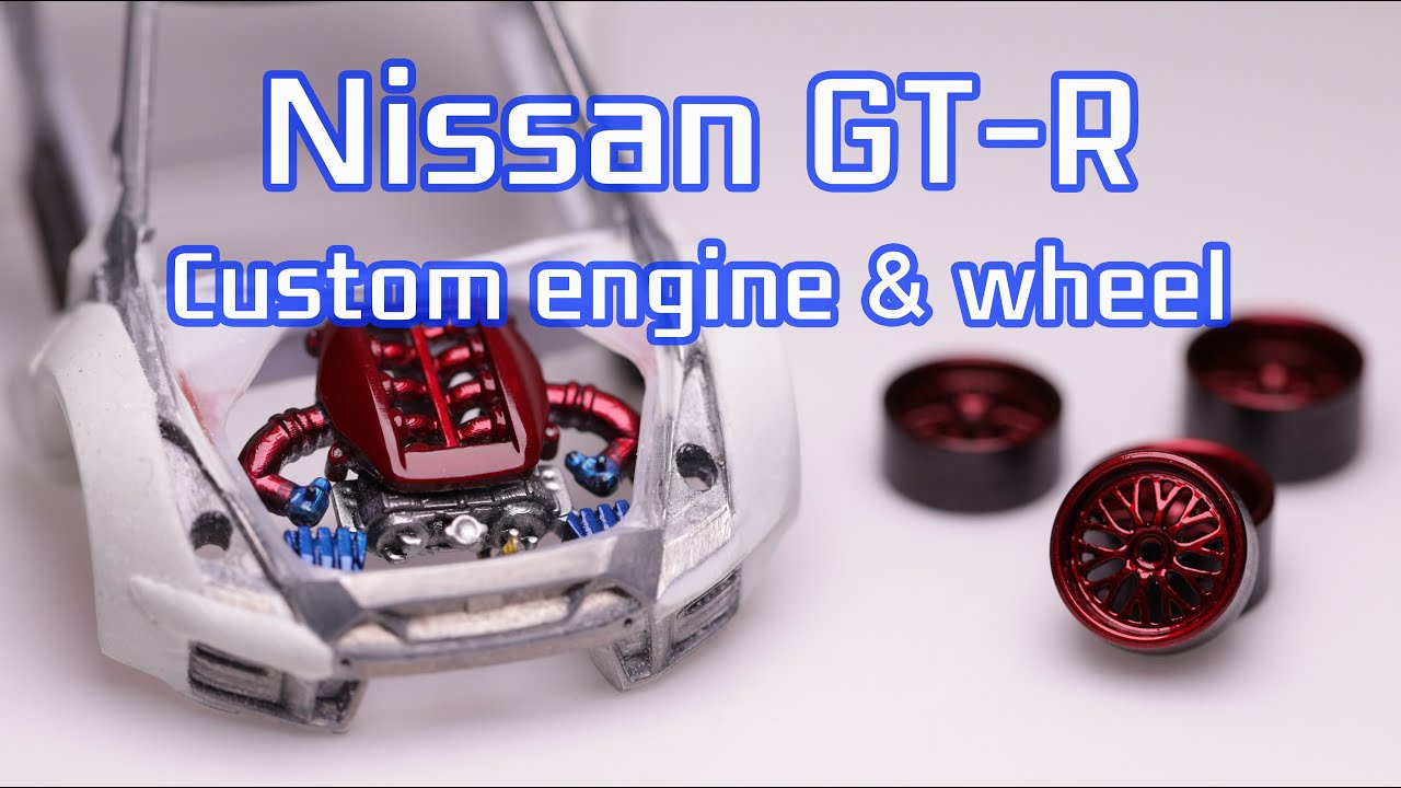 Nissan GT-R Custom Engine & Wheel - YouTube