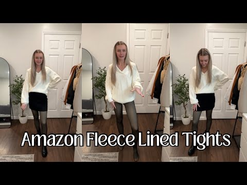 Fleece Lined Tights Your Closet NEEDS!