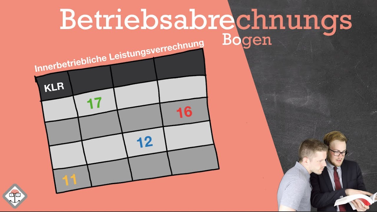 BAB Betriebsabrechnungsbogen einfach erklärt mit Übung und Beispiel ...