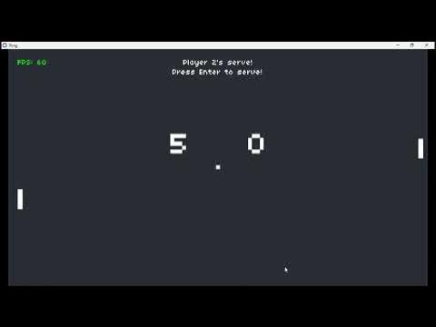 Pong en love2D - YouTube