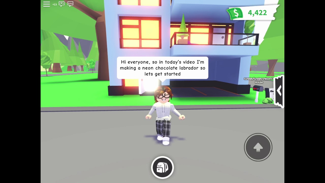 Making a neon Chocolate Labrador! (Roblox) (adopt me) - YouTube
