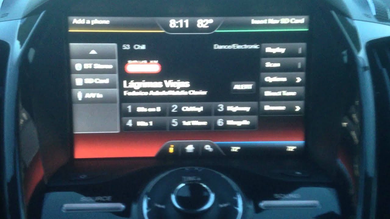 My Ford Touch Review - how to use - tutorial of the basic functions ...
