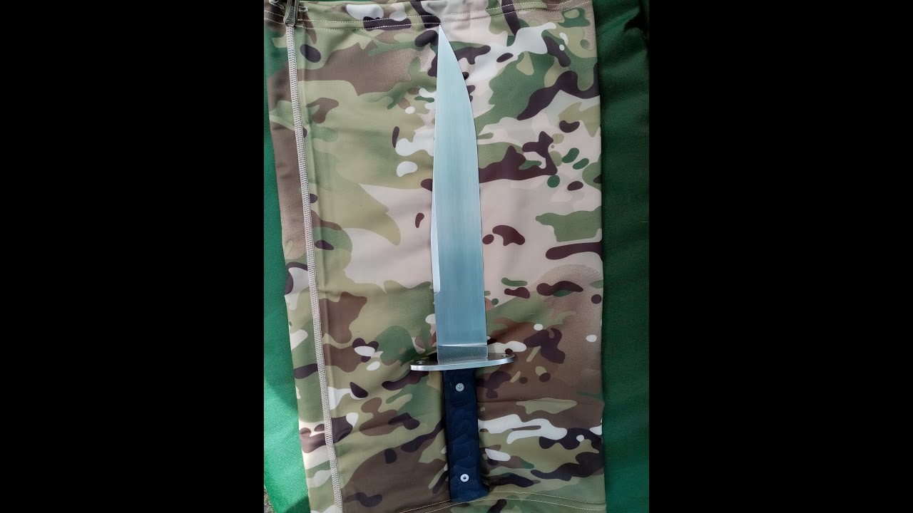 Knife making-tactical knife-bowie knife - YouTube