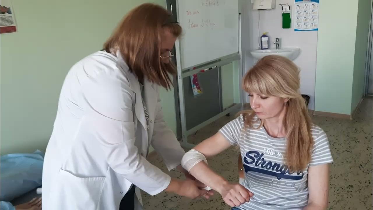 Черепашьи повязки на локтевой сустав - YouTube