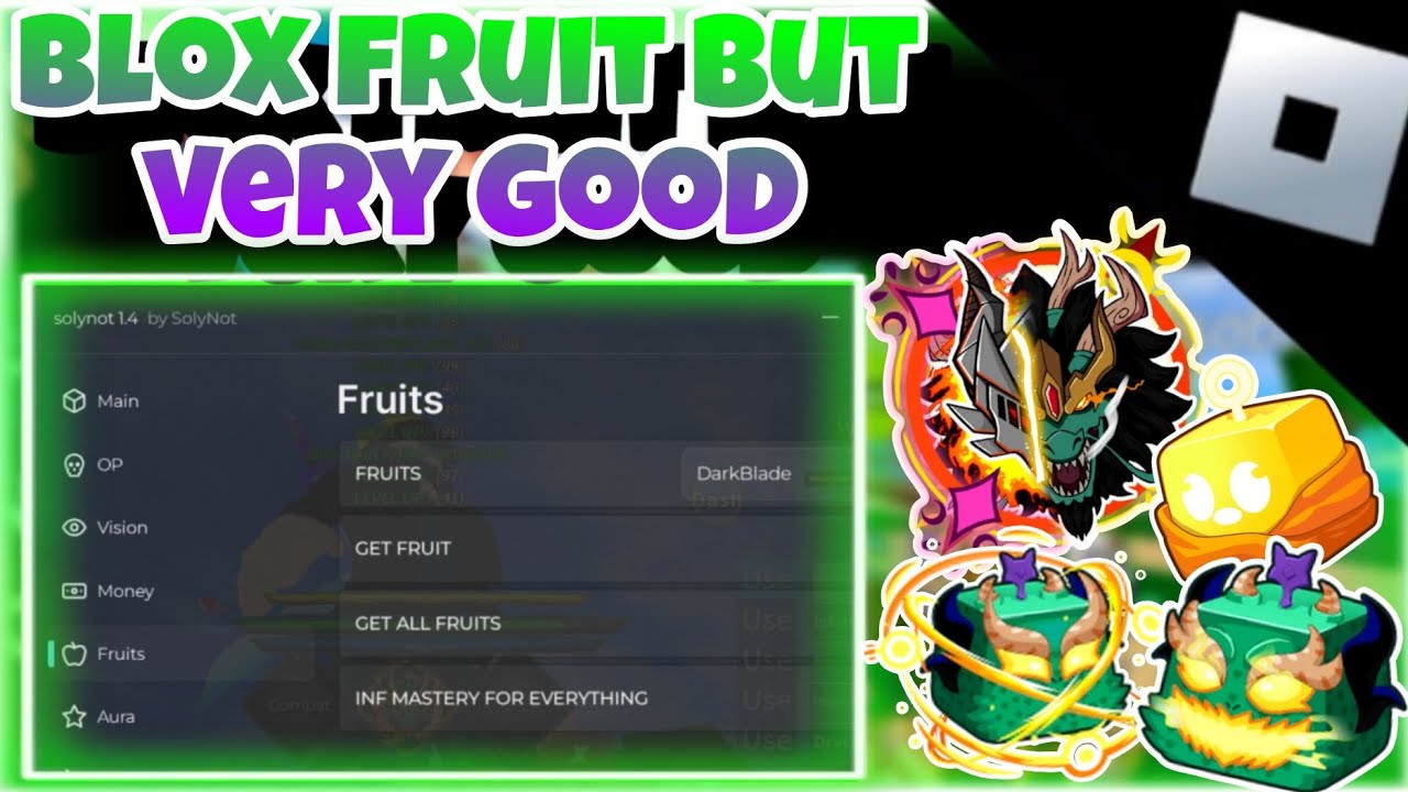 🐉Roblox script hack Blox Fruit but very good🐉|Get all fruit,money ...