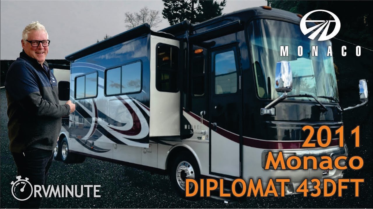 2011 Monaco DIPLOMAT 43DFT Class A Diesel Motorhome - YouTube