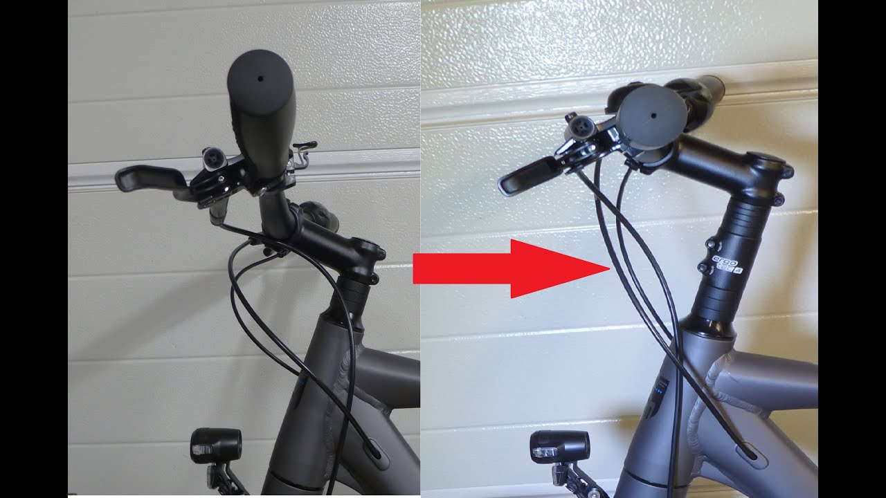 Einbau einer Lenkerhöhung - YouTube