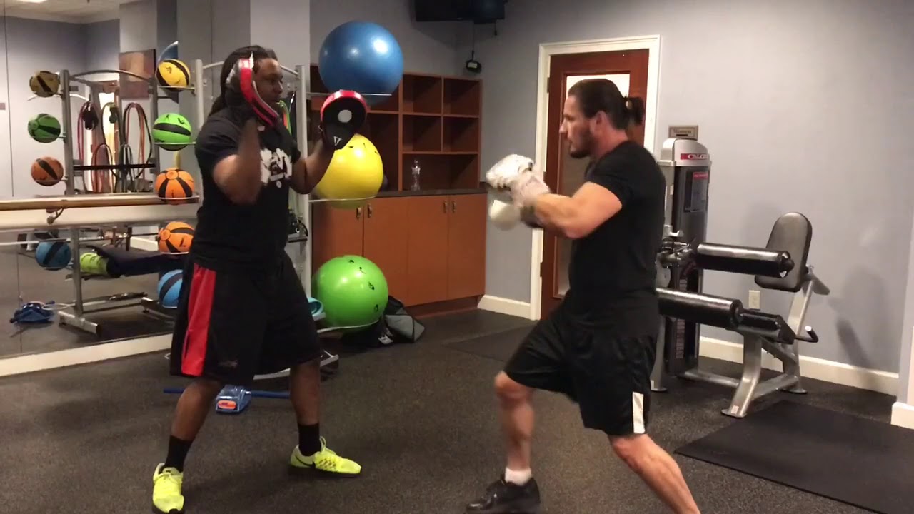 Boxing Pad Work - YouTube