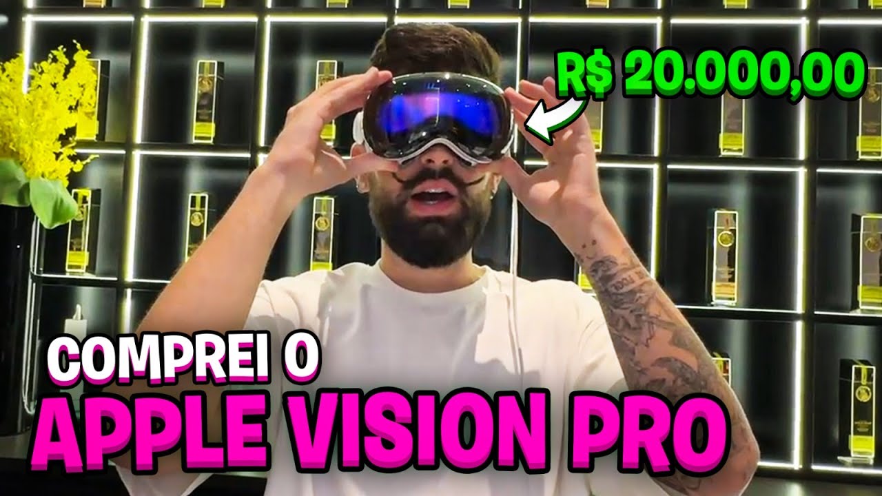 PRIMEIRAS IMPRESSÕES DO NOVO APPLE VISION PRO - RUYTER - YouTube