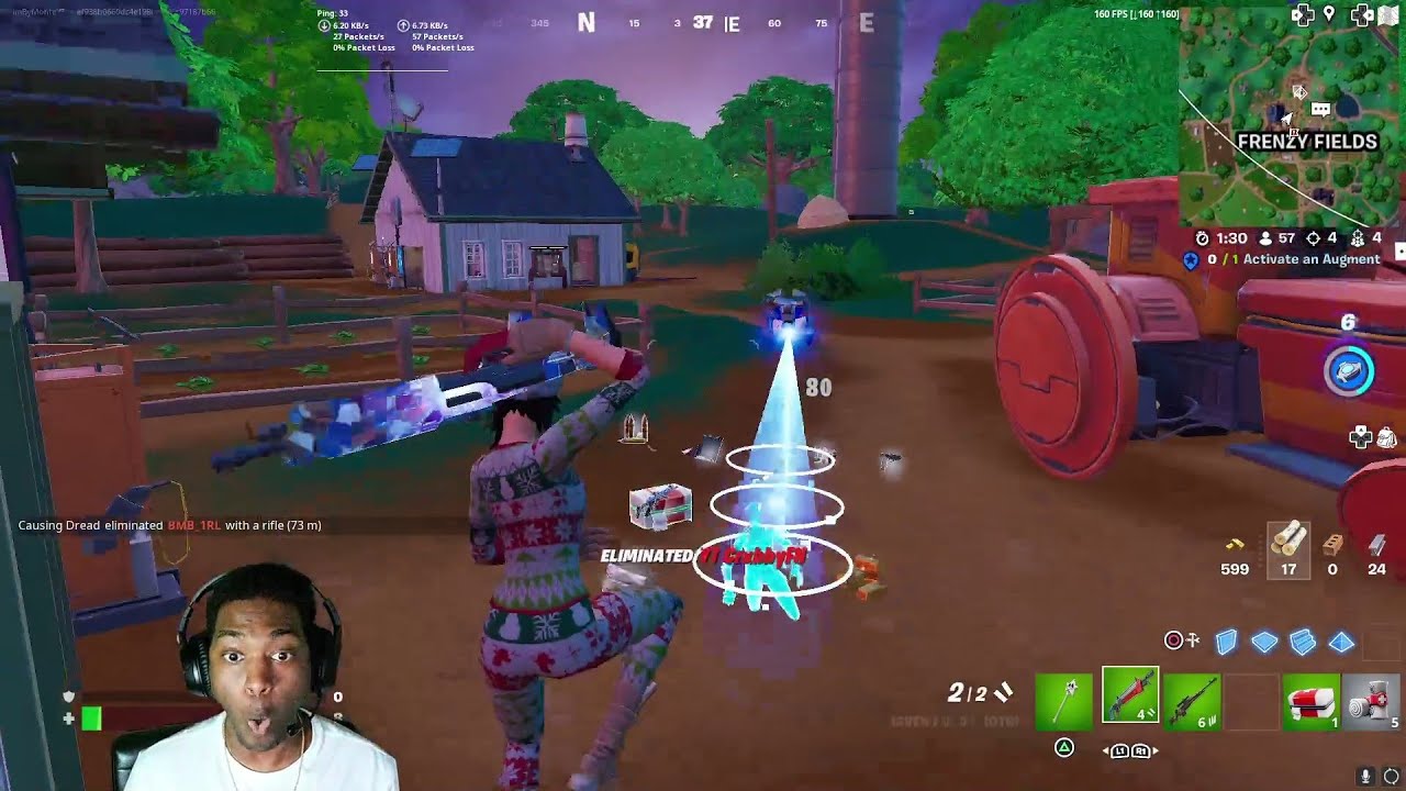 CHRISTMAS JOLLY JAMMER Skin Gameplay! - YouTube