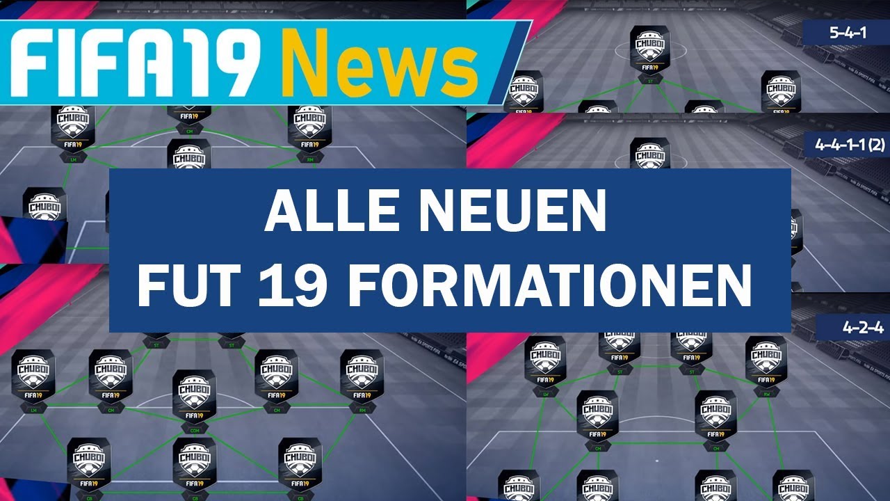FIFA 19 Alle neuen Formationen 🏆 FIFA 19 FUT Neuerungen ⚽ FIFA 19 News ...