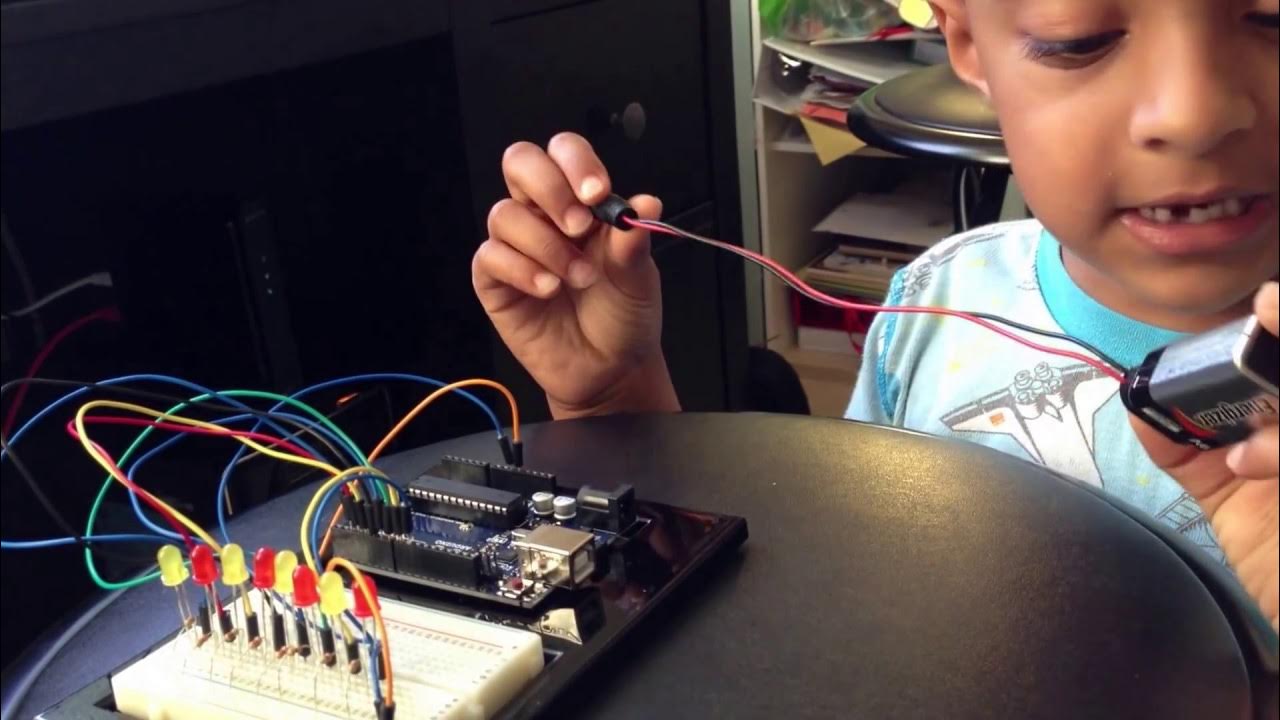 Arduino starter project for kids - YouTube